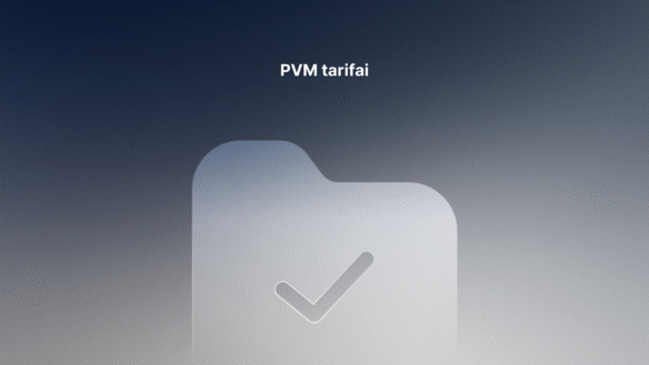 PVM tarifai | Sąskaita123
